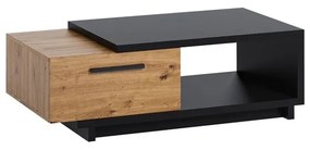 Konferenční stolek 120 Mins MS04, Barva: dub artisan + černý mat