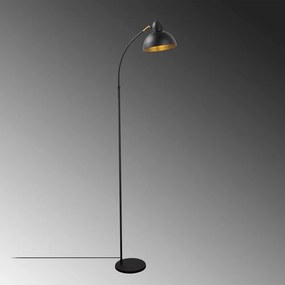 Stojací lampa s kovovým stínidlem (výška 162 cm) Varzan – Opviq lights