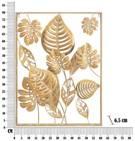 Kovová nástěnná dekorace 60x80 cm Jungle - Mauro Ferretti