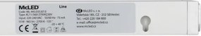 Kuchyňské LED svítidlo McLED Line 11W teplá bílá 2700K ML-443.035.87.0