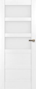Interiérové dveře vasco doors BRAGA model 4 Průchozí rozměr: 70 x 197 cm, Orientace dveří: Levé dveře, Dekor: Dub stříbrný