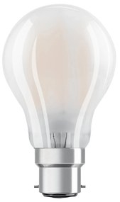 OSRAM LED žárovka B22d Classic 827 6,5W 2ks matná