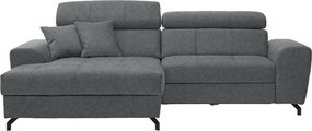 XXXLutz ROHOVÁ SEDAČKA, textil, šedá Carryhome - Sedací soupravy - 000812004406