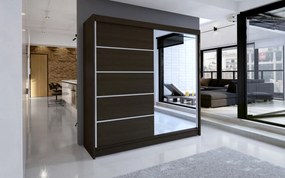ADRK Furniture Posuvná skříň s zrcadlem CARO 180 ADRK-SW-CAR-CH-180