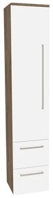 Mereo Bino, koupelnová skříňka vysoká 163 cm, levá, Multidecor, Dark Rockford Hic CN697DRH1