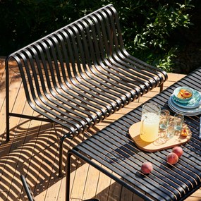 HAY Zahradní Lavice Palissade Dining Bench, Hot Galvanised