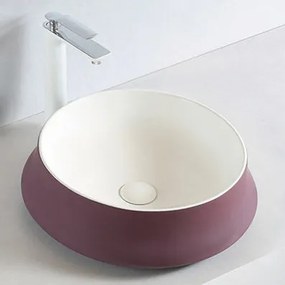 Umyvadlo na desku KW6188 - sanitární keramika - 45,5 × 45,5 × 15 cm - možnost volby barvy