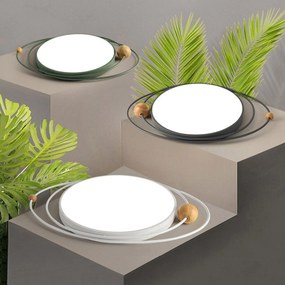 Toolight - Stropní lampa Galaxy Black E27 60W APP868-C, černá, OSW-06887