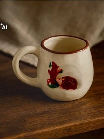 Sinsay - Hrnek s podzimním motivem - hnědá