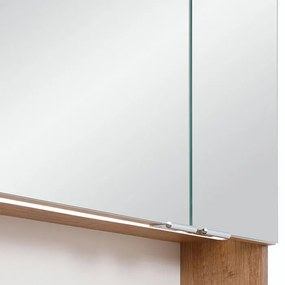 BPS-koupelny Zrcadlová skříňka závěsná s LED osvětlením Doris 80 ZS