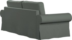 Potah na pohovku IKEA Backabro,  3-místná, rozkládací barva zelená látka pletený vzor
