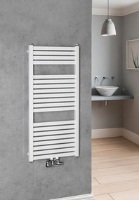 Aqualine Aqualine, TONDI topné těleso 450x970 mm, středové připojení, černá matná, DT456T