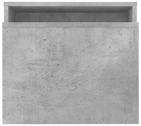 Set konferenčních stolků betonově šedý 100x48x40 cm dřevotříska - Default Title