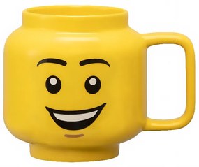 OnaDnes -20% Lego® Žlutý keramický hrnek LEGO® Šťastný chlapec 255 ml
