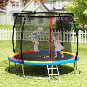 Costway Trampolína venkovní se žebříkem kulatá zahradní