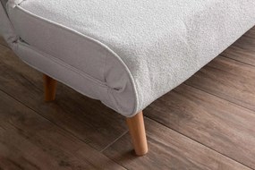 Designová rozkládací pohovka Felicitas II 120 cm krémová