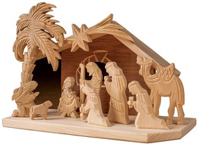 Dřevěný Vánoční Betlém velký GD511 pacyg