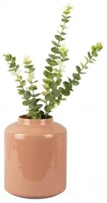 Váza kovová GRAND PRESENT TIME, malá 23cm, vybledlá růžová Present time  PT3860PI