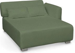 Potah na pohovku Mysinge dlouhý barva zelená látka pletený vzor