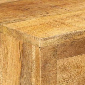 Botník 86 x 35 x 55 cm masivní mangovníkové dřevo 247658