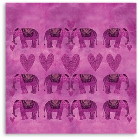 Gario Obraz na plátně Několik slonů indických - Andrea Haase Rozměry: 30 x 30 cm