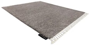 koberec BERBER 9000, hnědý střapce, Maroko, Shaggy velikost 200x290 cm | krásné koberce cz