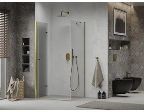 Mexen Lima sprchový kout 100x90cm, čiré sklo/zlatý profil, 856-100-090-50-00