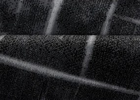 Koberce Breno Kusový koberec COSTA 3521 Black, Černá, Vícebarevné, 240 x 340 cm