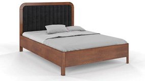 Buková postel s čalouněným čelem - Modena - zvýšená,   , Buk přírodní, 120x200 cm