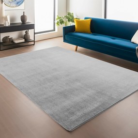 Ayyildiz, Kusový koberec Joy 1400 silver, 60x100, šedá, chodba / předsíň
