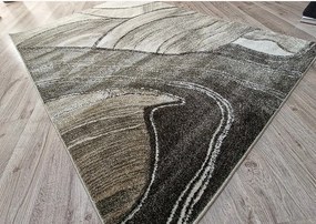 HU Béžovo-hnědý abstraktní koberec Rio 936-Beige-Fume Rozměr: 60x100 cm