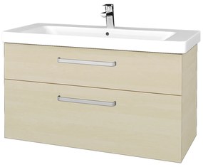 Dřevojas Koupelnová skříň Q MAX SZZ2 105 Varianta: N01 Bílá lesk / Úchytka T04 / N08 Cosmo