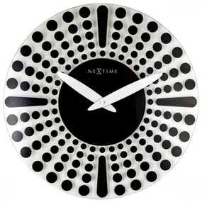 Designové nástěnné hodiny 8182zw Nextime Dreamtime 43cm
