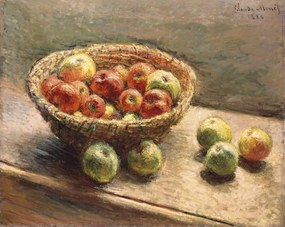 Obrazová reprodukce A Bowl of Apples; Le Panier de Pommes, 1880, Monet, Claude