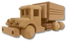 Drewmax Dřevěná hračka náklaďák AD105