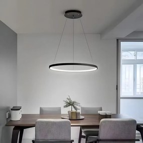 Toolight Toolight, LED stropní svítidlo 40cm, 24W, 3000K, LHJ011-CP, černá, OSW-60006