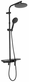 REA - Santos sprchový set s baterií 150mm, černá, REA-P8803