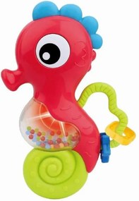 Dětské chrastítko Baby Mix s melodií mořský koník červený