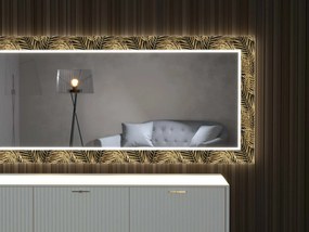 LED zrcadlo s dekorem D2
