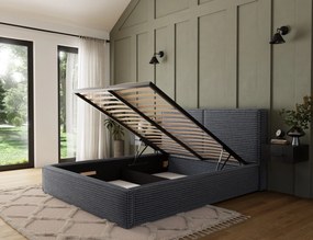 Pesillo postel + kovový rám/plynový píst/kontejner 140x200