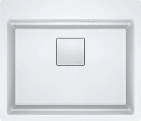 Franke Kubus 2 Pro - Fragranitový dřez KNG PRO 610-53, bílá-led 114.0749.421
