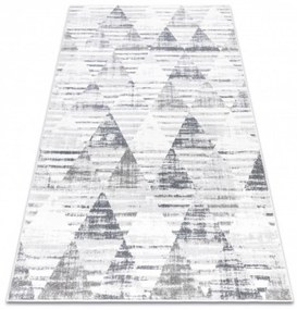 Kusový koberec Geometrický šedý 80x150cm