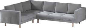 Potah na pohovku IKEA Norsborg rohová 5-místná barva šedá látka sametová