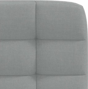 Jídelní židle 4 ks světle šedé textil 3315191
