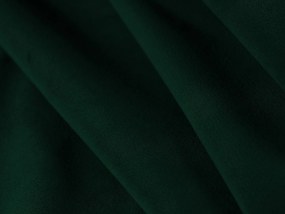 Rohová pohovka buro s područkami levá 273 cm samet zelená MUZZA