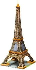 Ravensburger 3D Puzzle Eiffelova věž 62 dílů / 9.4 x 9.4 x 24.2 cm / o