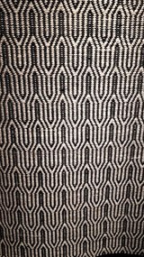 Černobílý koberec Monica Ivory - 160*230 cm