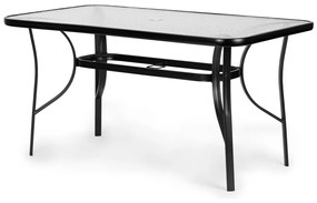 Zahradní stůl WAVE 140x80 cm černý
