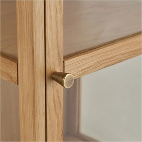 House Nordic Prosklený kabinet ZAMORA 180x47cm dub 3001500
