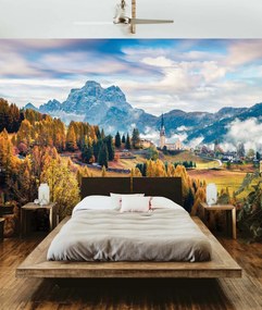 Malvis ® Tapeta Podzimní Dolomity Vel. (šířka x výška): 360 x 260 cm
